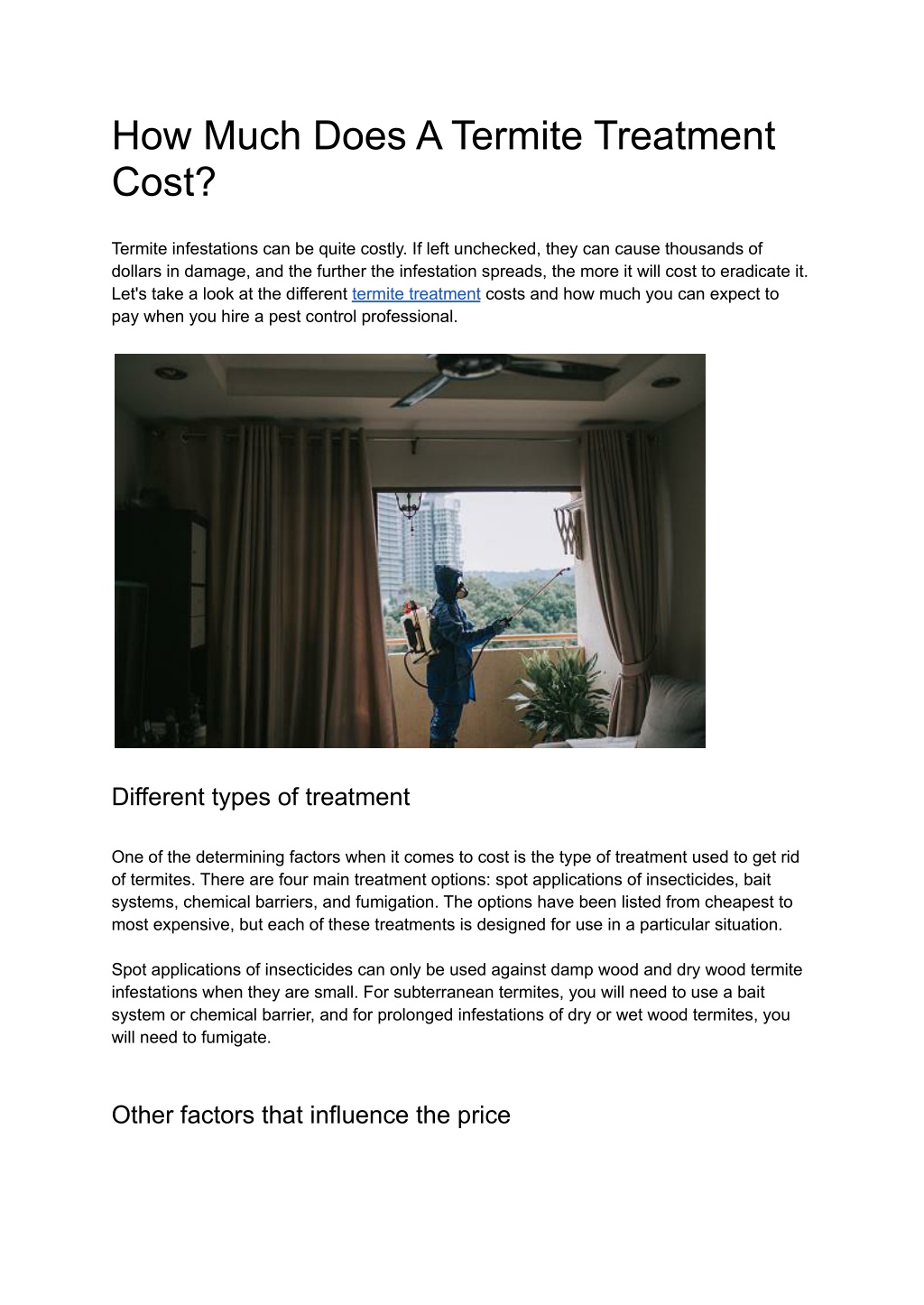 PPT - How Much Does A Termite Treatment Cost? PowerPoint Presentation ...