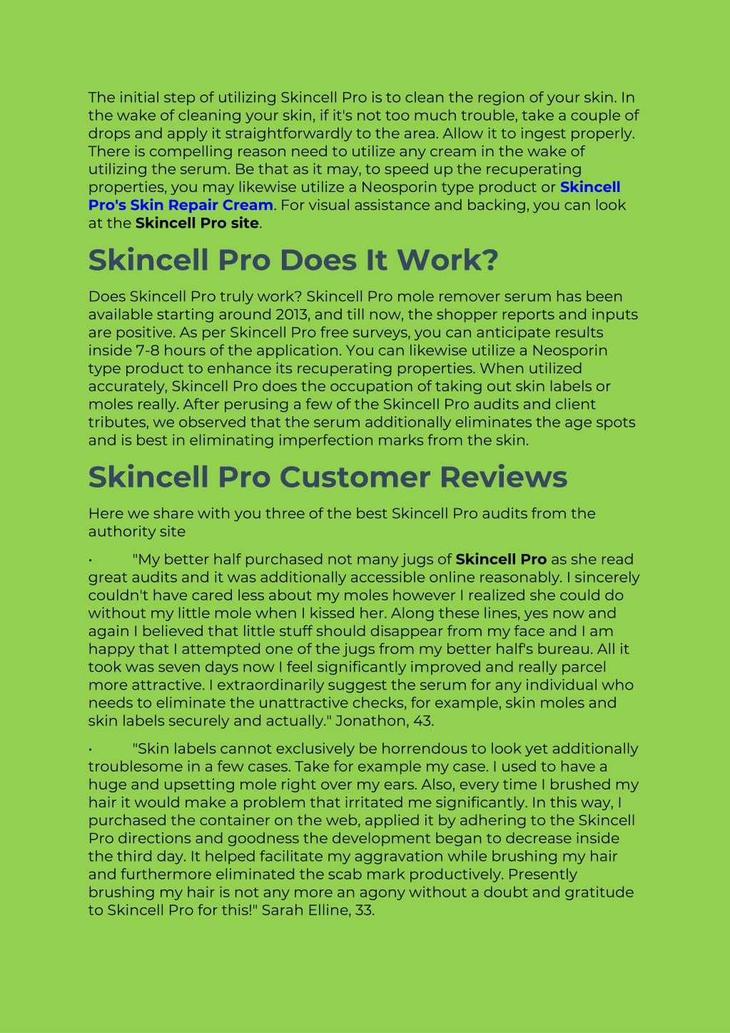 PPT - Skincell Pro Reviews [2022] – Legit Scam Complaints Or What ...