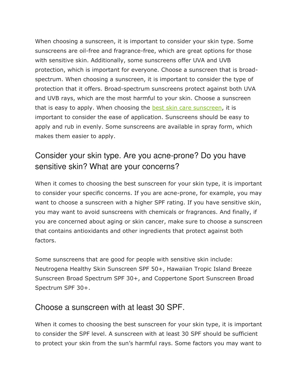 PPT - best skin care sunscreen PowerPoint Presentation, free download ...