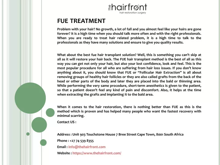 PPT - Fue Treatment PowerPoint Presentation, free download - ID:11298057