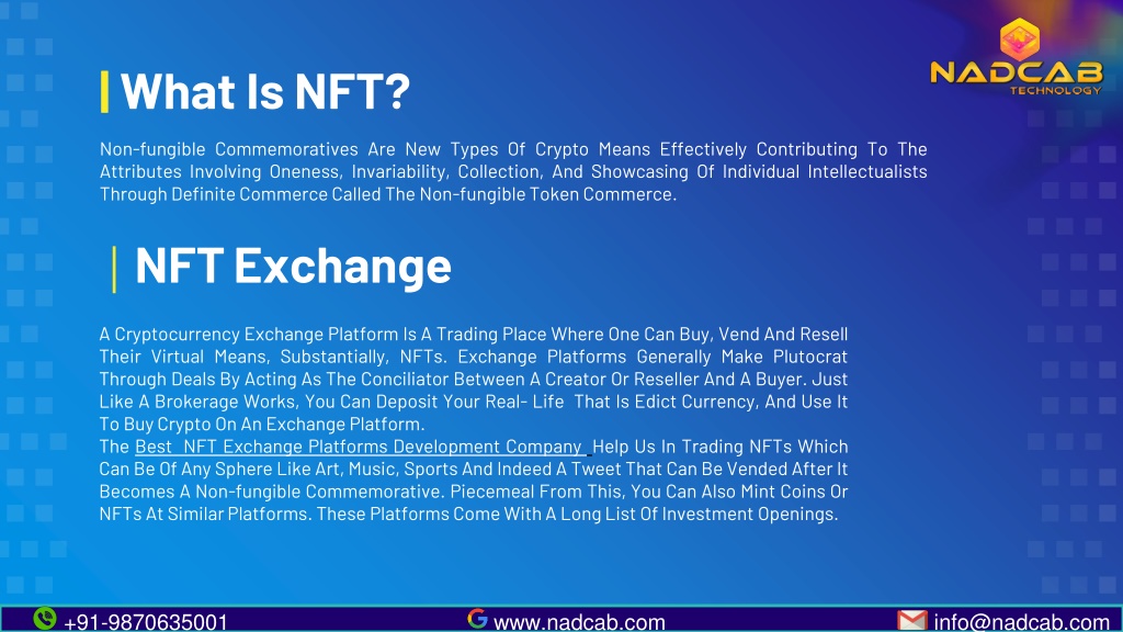 PPT - NFT Exchange Platform Development PowerPoint Presentation, free ...