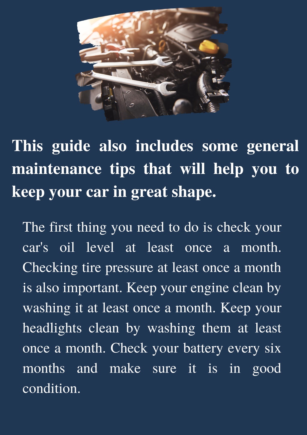 PPT - Find the Best At Home Mechanics and Maintenance Tips PowerPoint ...