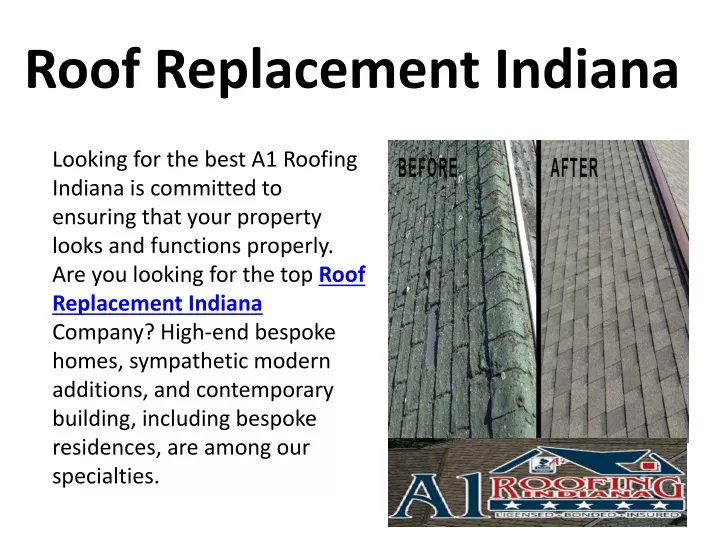 PPT - Roofing Contractors Indiana – A1 Roofing Indiana PowerPoint ...