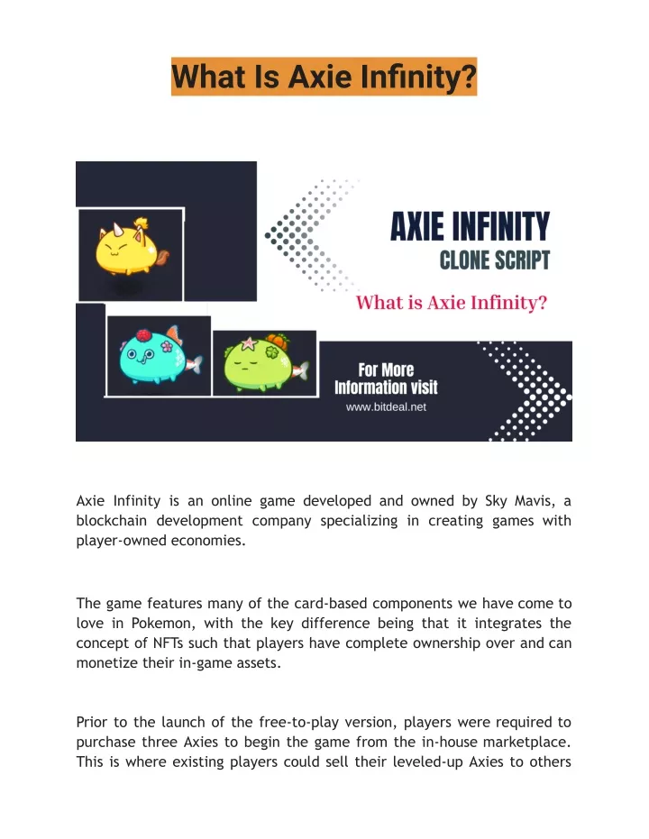 PPT - What Is Axie Infinity? PowerPoint Presentation, free download ... PPT - What Is Axie Infinity? PowerPoint Presentation, free download ...