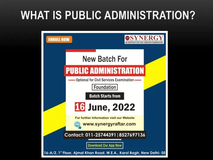 PPT - What is Public Administration? PowerPoint Presentation, free ...