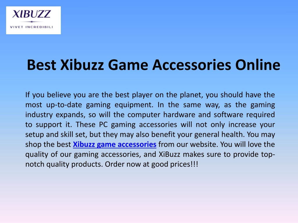 PPT - Buy Cool Gaming Accessories Online PowerPoint Presentation, free ...