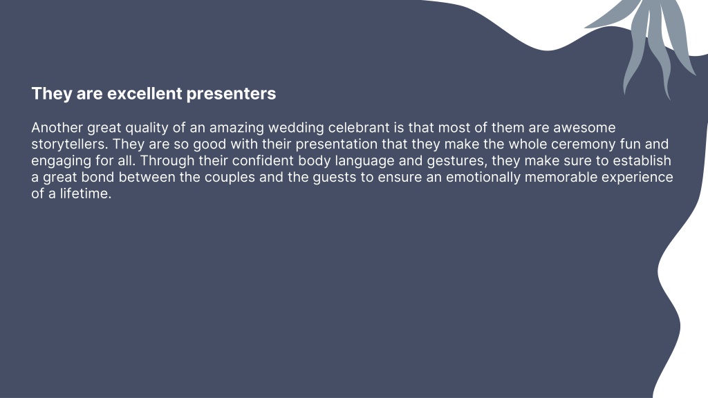 PPT - What makes an Excellent Marriage Celebrant In Australia ...