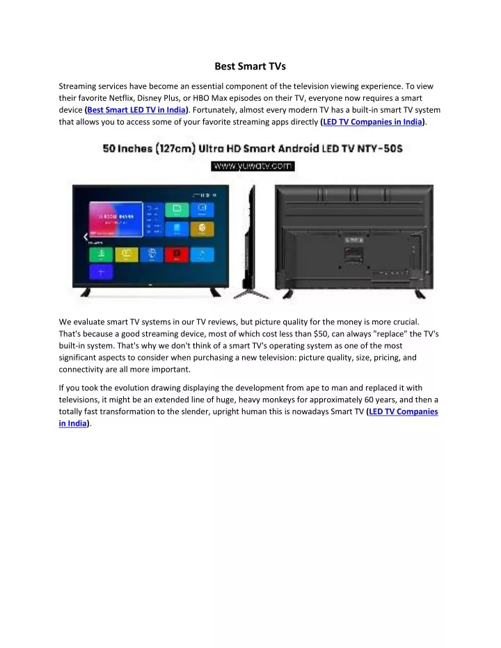 PPT - Best Smart TVs PowerPoint Presentation, free download - ID:11309279