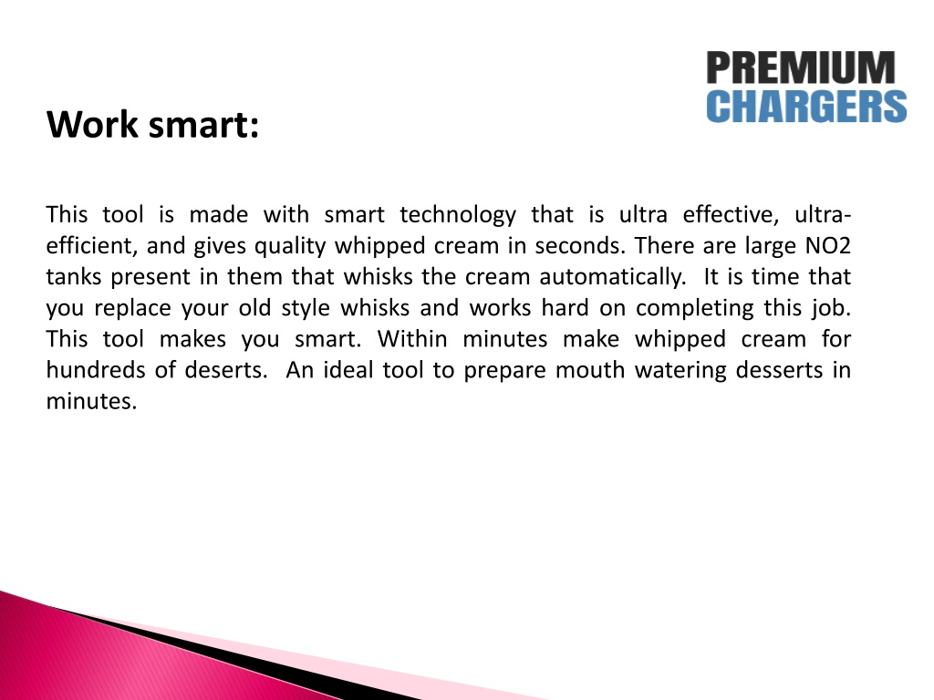 PPT - Smartwhips Cream Charger PowerPoint Presentation, free download ...