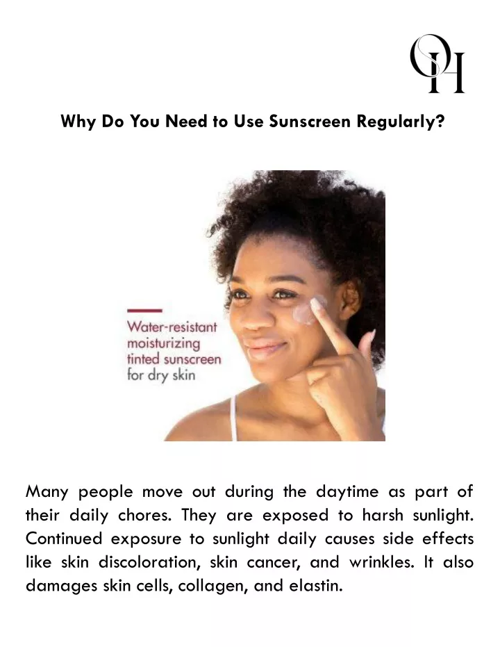 PPT - Why Do You Need to Use Sunscreen Regularly? PowerPoint ...