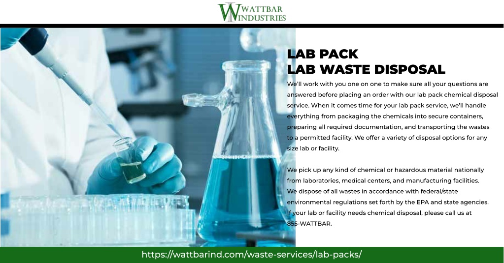 PPT - Call Wattbar Industries for Hazardous Waste Disposal Virginia ...
