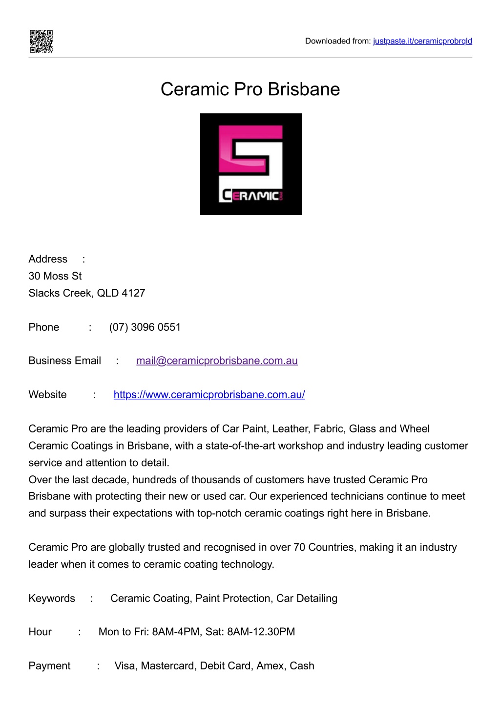 PPT - Ceramic Pro Brisbane PowerPoint Presentation, free download - ID ...