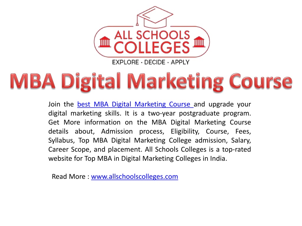 PPT - MBA Digital Marketing Course PowerPoint Presentation, free ... PPT - MBA Digital Marketing Course PowerPoint Presentation, free ...