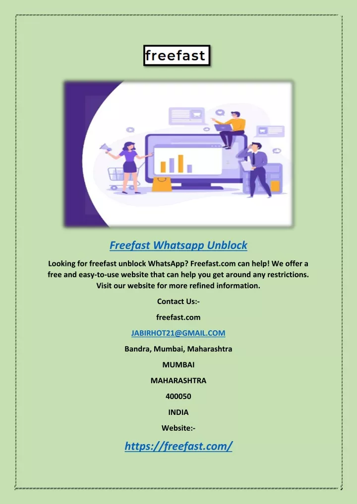 PPT - Freefast Whatsapp Unblock | Freefast.com PowerPoint Presentation ...