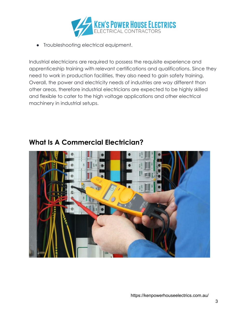 PPT - Industrial Electrician vs. Commercial Electrician PowerPoint ...