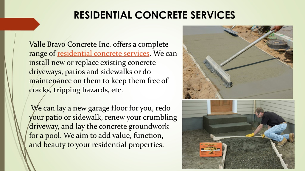 PPT - Residential Concrete Services in Central Valley PowerPoint ...