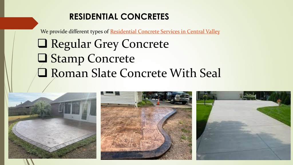 PPT - Residential Concrete Services in Central Valley PowerPoint ...