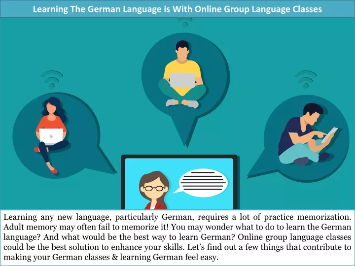 PPT - Learning The German Language is Easy With Online Group Language ...