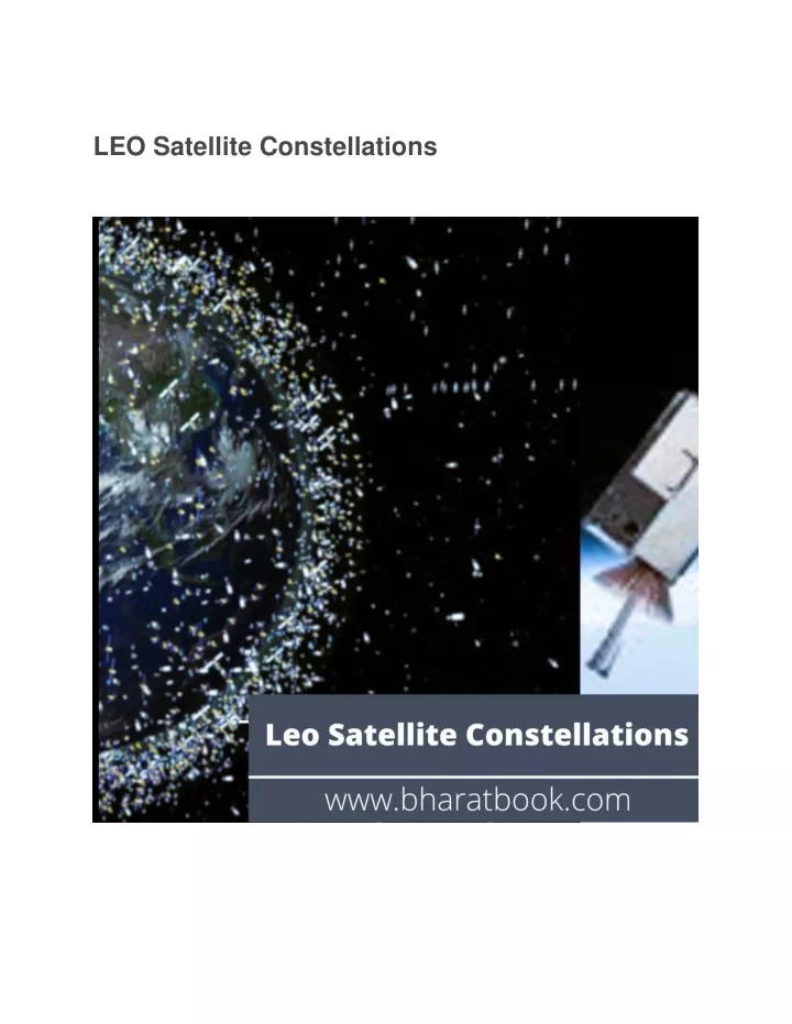 PPT - LEO Satellite Constellations. PowerPoint Presentation, free ...