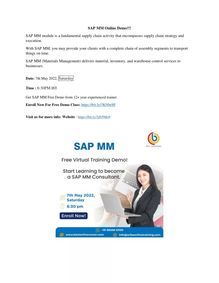 PPT - Sap-MM-Free-demo PowerPoint Presentation, free download - ID:11317499