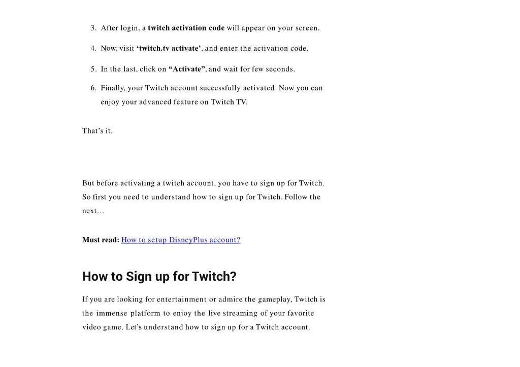 PPT - How To Activate Twitch TV On Your Device: A Step-By-Step Guide ...