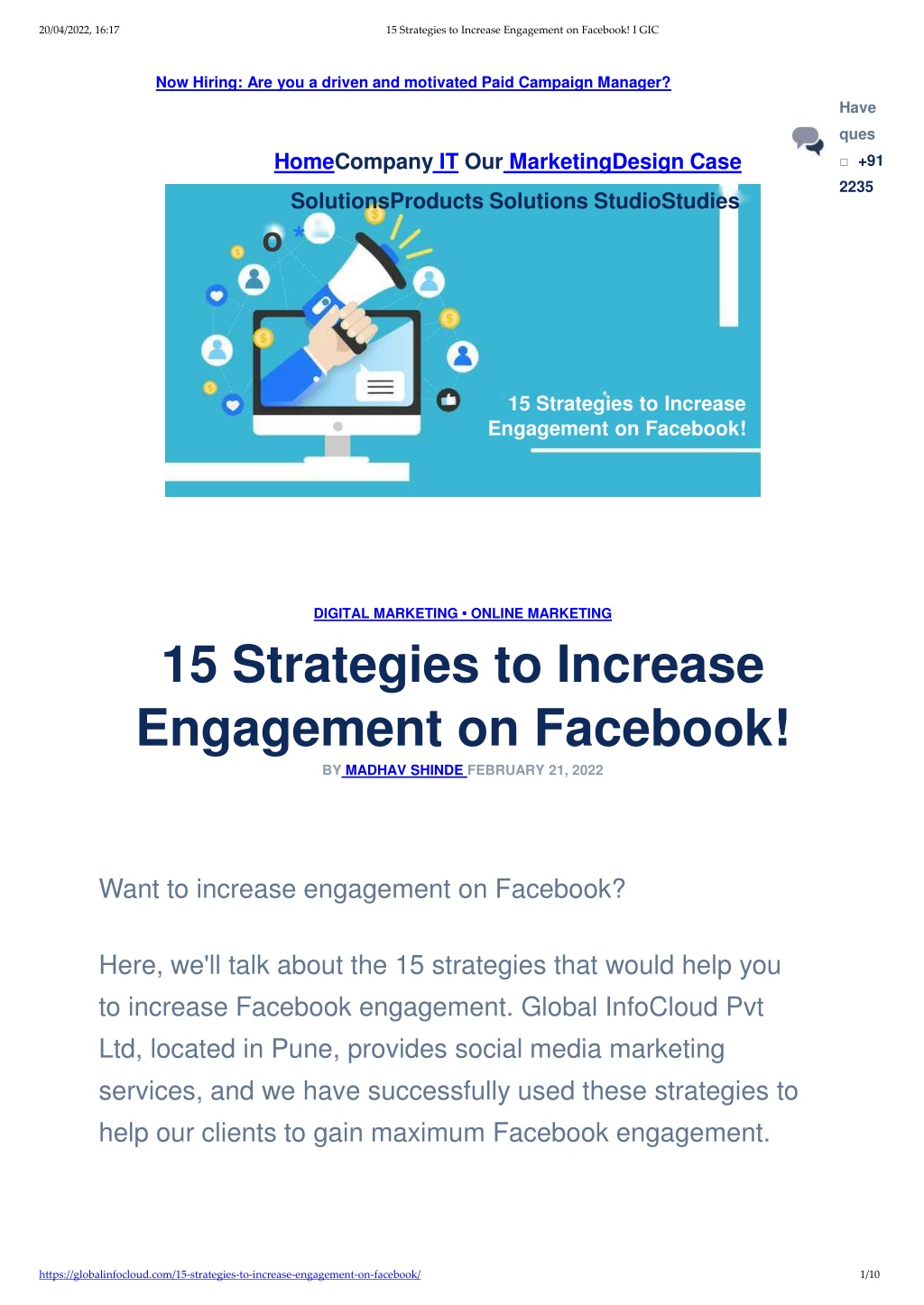 PPT - 15-Strategies-to-Increase-Engagement-on-Facebook by Global ...