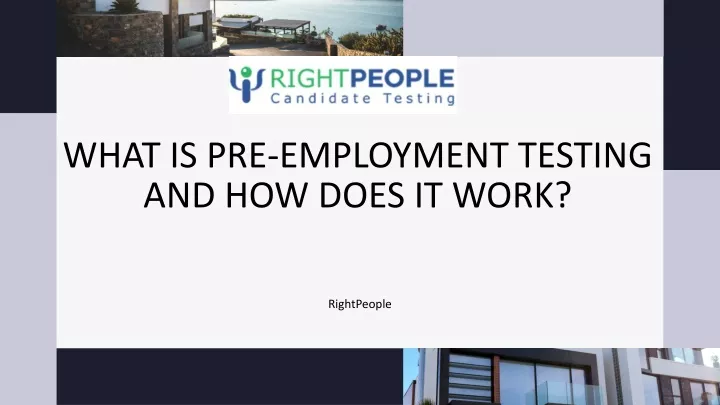 PPT - What is pre-employment testing and how does it work PowerPoint ...