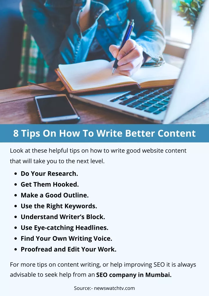 PPT - 8 Tips On How To Write Better Content PowerPoint Presentation ...
