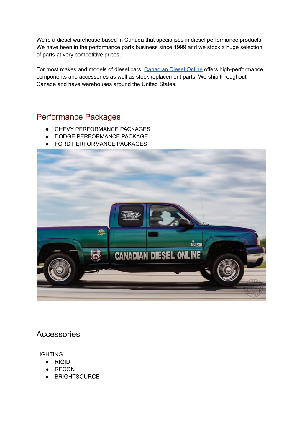 PPT - Canadian Diesel Online Aftermarket & Performance Products ...