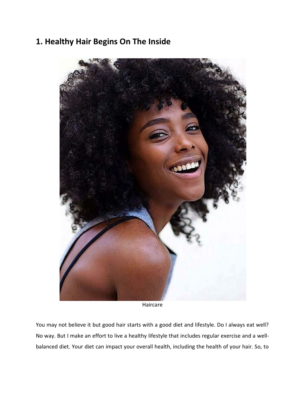 PPT - 5 Ways to Get Healthy 4B Hair Naturally PowerPoint Presentation ...