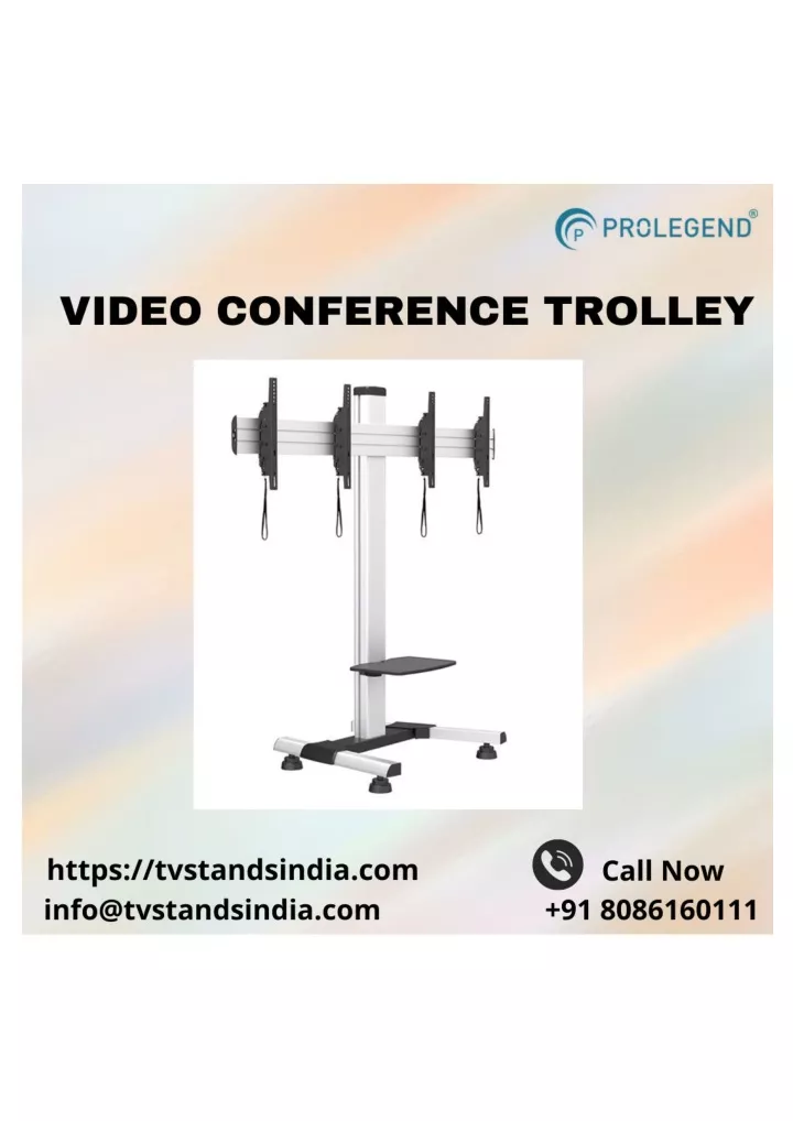 PPT - Video Conference Trolley | TV Stands India PowerPoint ...
