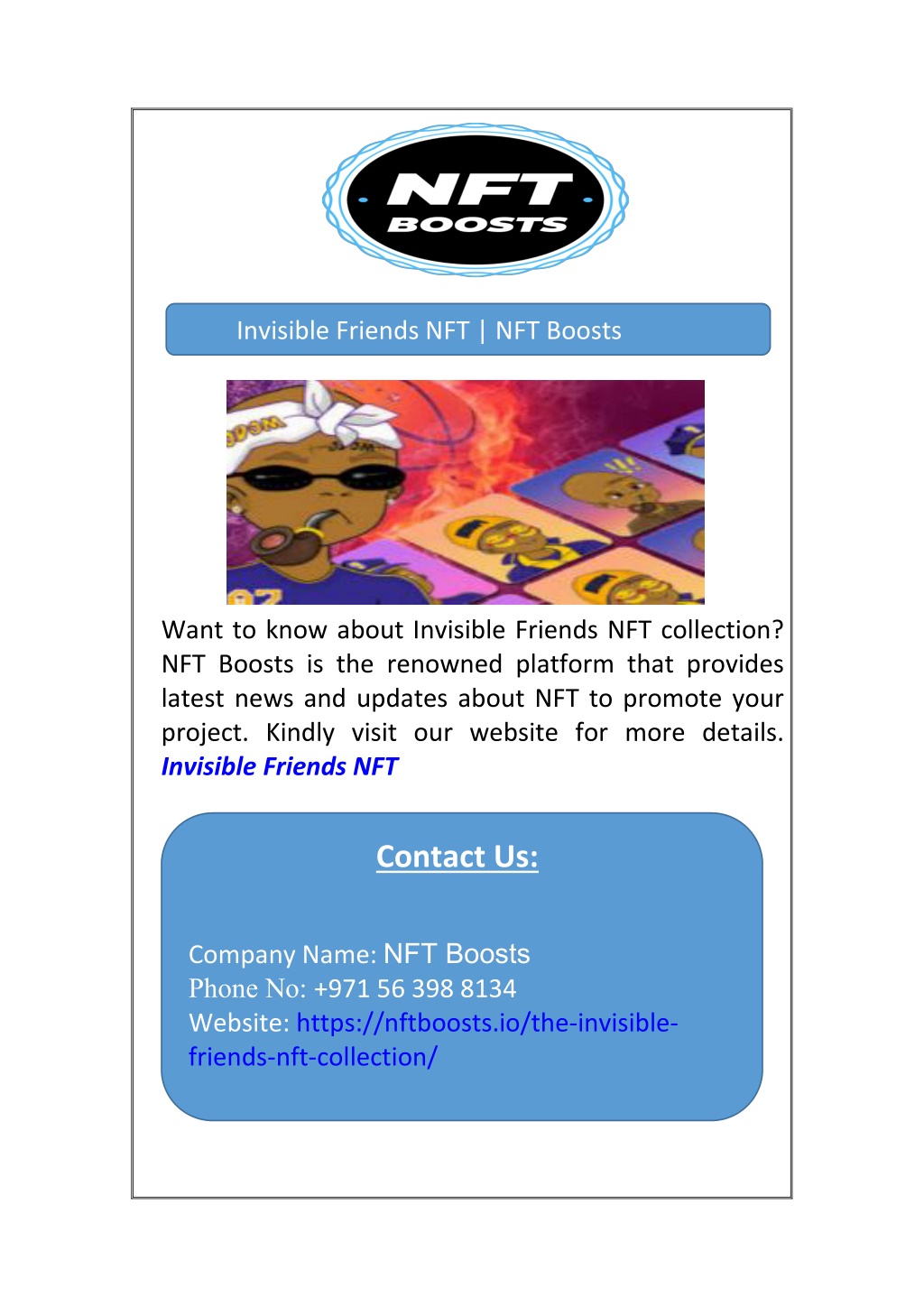 PPT - Invisible Friends NFT | NFT Boosts PowerPoint Presentation, free ...