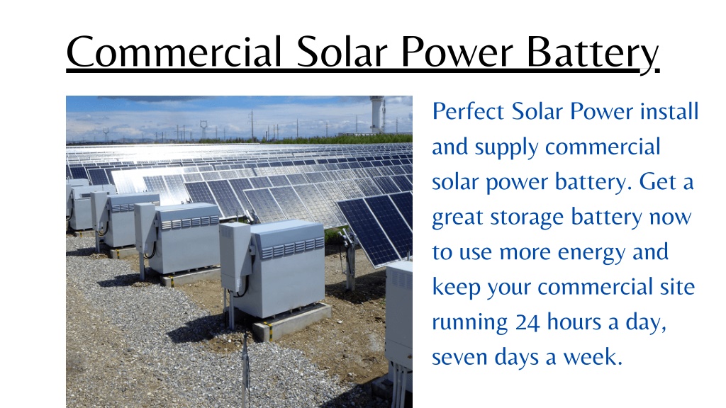 PPT - Solar Panels For Business Premises - Perfect Solar Power Sydney ...