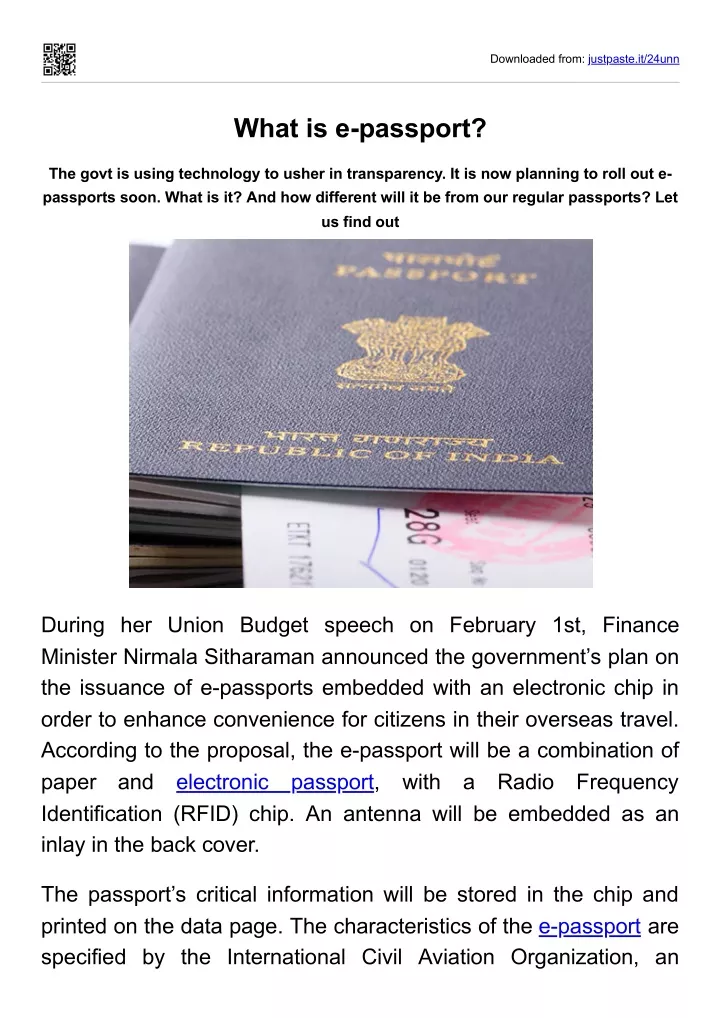 PPT - What is e-passport PowerPoint Presentation, free download - ID ...