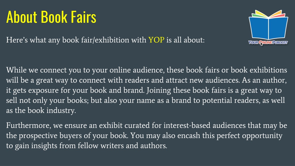 PPT - Book Fairs - Your Online Publicist PowerPoint Presentation, free ...