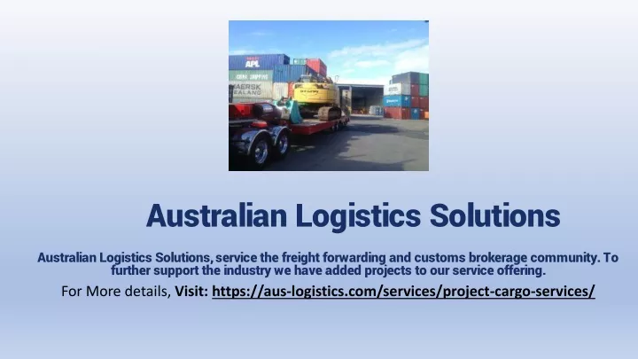 PPT - Best In Class Project Cargo Services PowerPoint Presentation ...