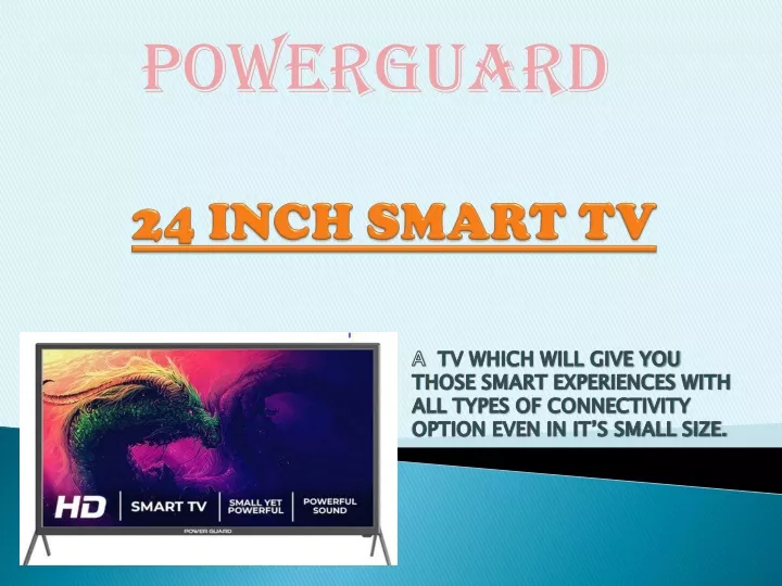 PPT - 24 INCH SMART TV 11-05 PowerPoint Presentation, free download ...