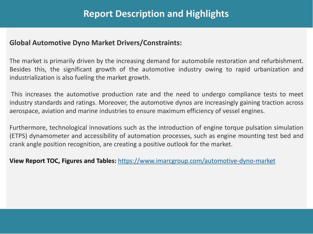PPT - Automotive Dyno Market PDF | Growth | Trends | Forecast to 2022-2027 PowerPoint ...