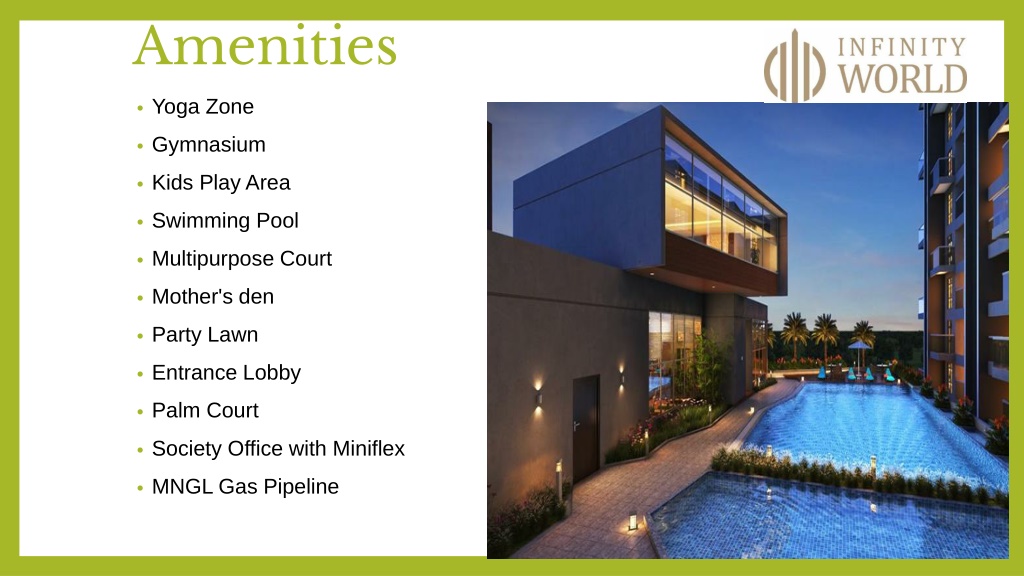 PPT - Flats for sale near hanging bridge Ravet Pune at infinity world ...