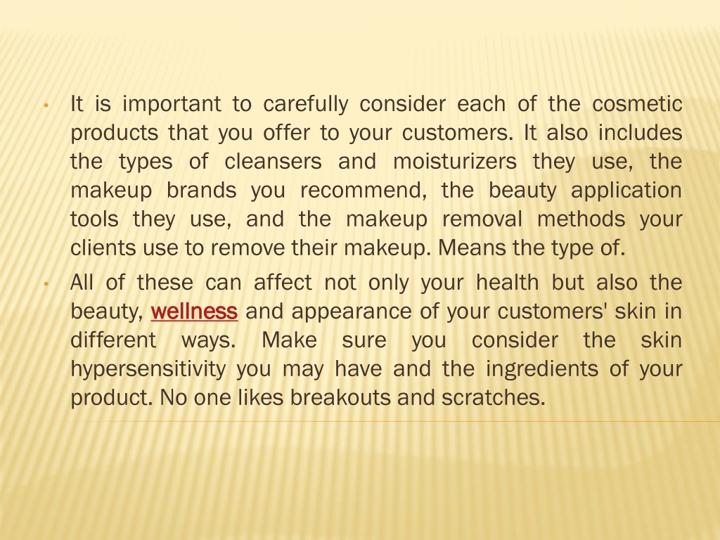 PPT - Wellness & Beauty With The Cosmetic Products- Is it Even Possible ...