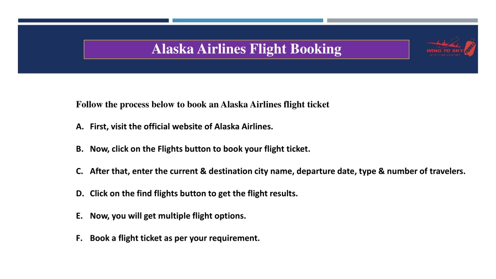 PPT - Alaska Airlines Flight Deals & Tickets 1-866-579-8033 PowerPoint ...