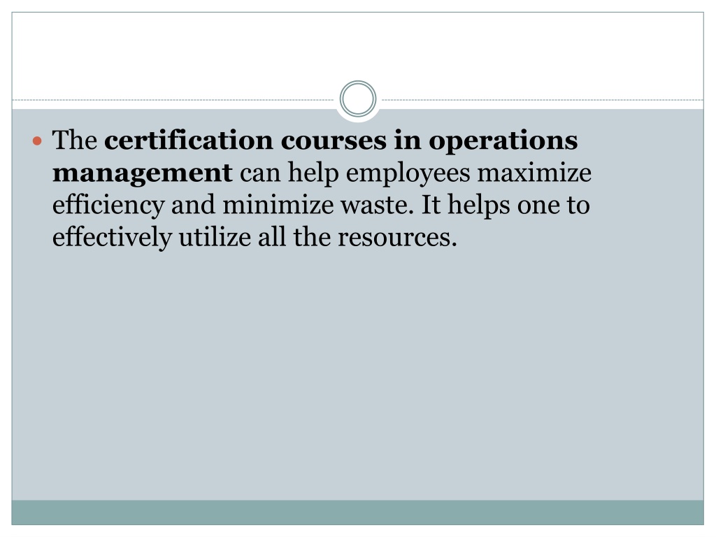 PPT - Are you willing to pursue a career in Operations Management ...
