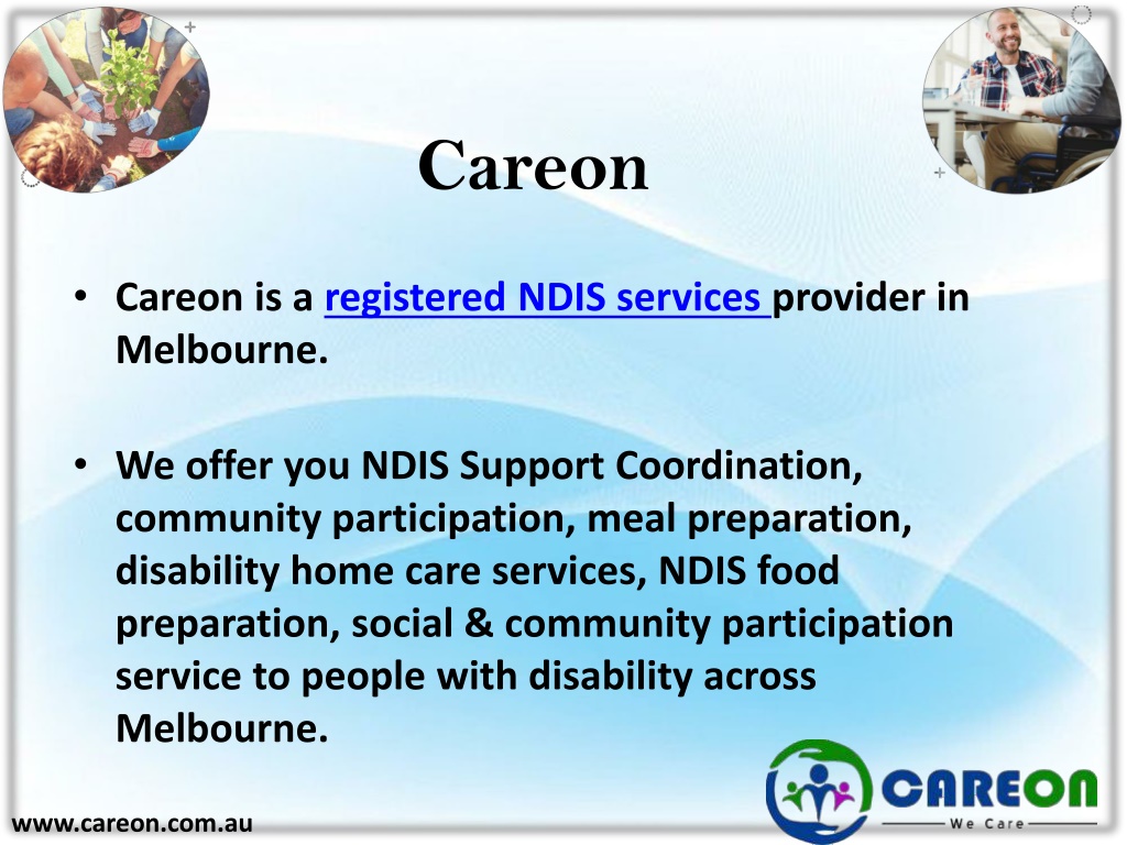 PPT - Registered NDIS Services in Melbourne - Careon PowerPoint ...