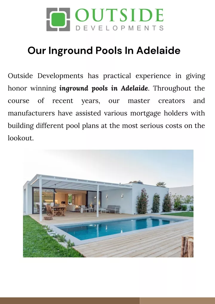 PPT - Inground Pools Adelaide PowerPoint Presentation, free download - ID:11334495