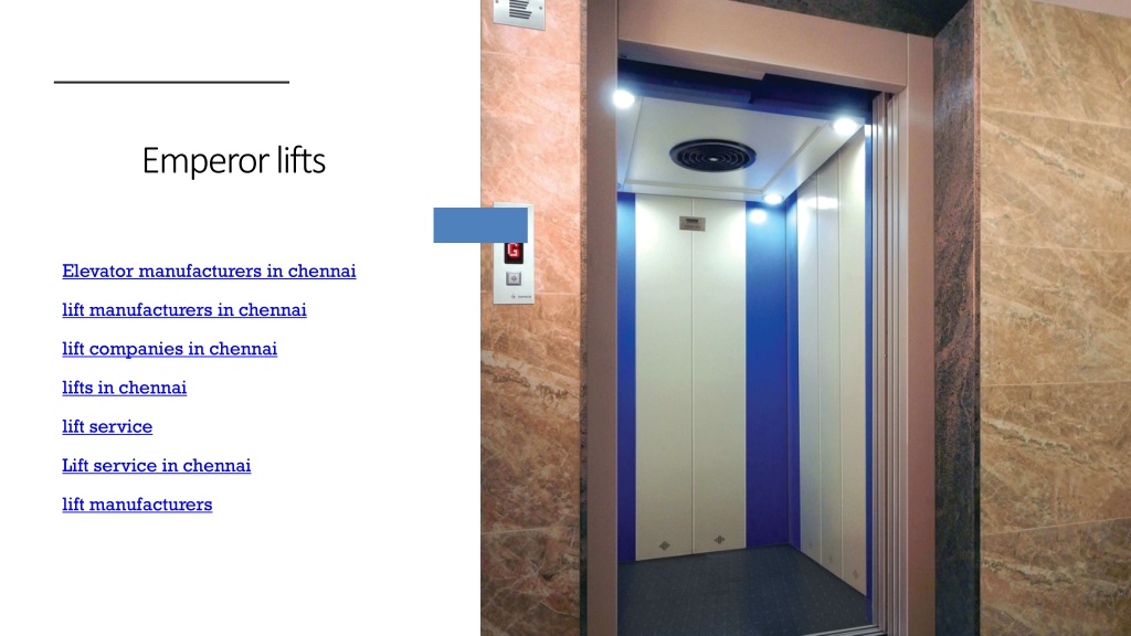 PPT - lift manufacturers PowerPoint Presentation, free download - ID ...