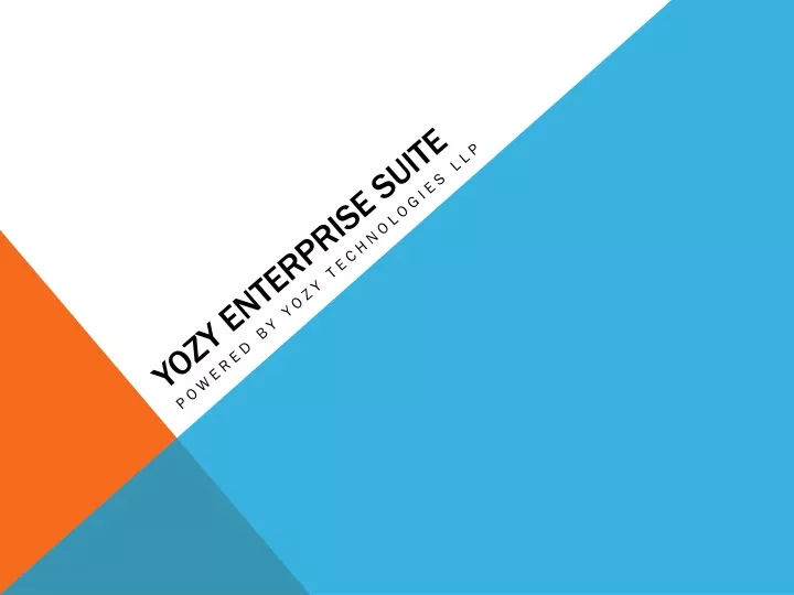 PPT - Enterprise Management Platform | Yozy Enterprise Suite PowerPoint ...