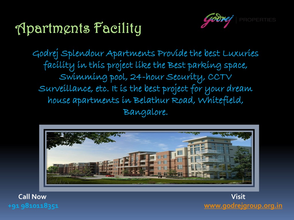PPT - Godrej Splendour Bangalore | Developed 1, 2, and 3 BHK ...
