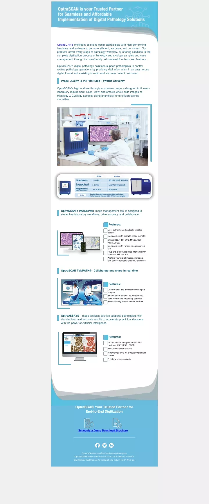 PPT - Digital Pathology-OptraSCAN Complete Solution 2022 PowerPoint ...
