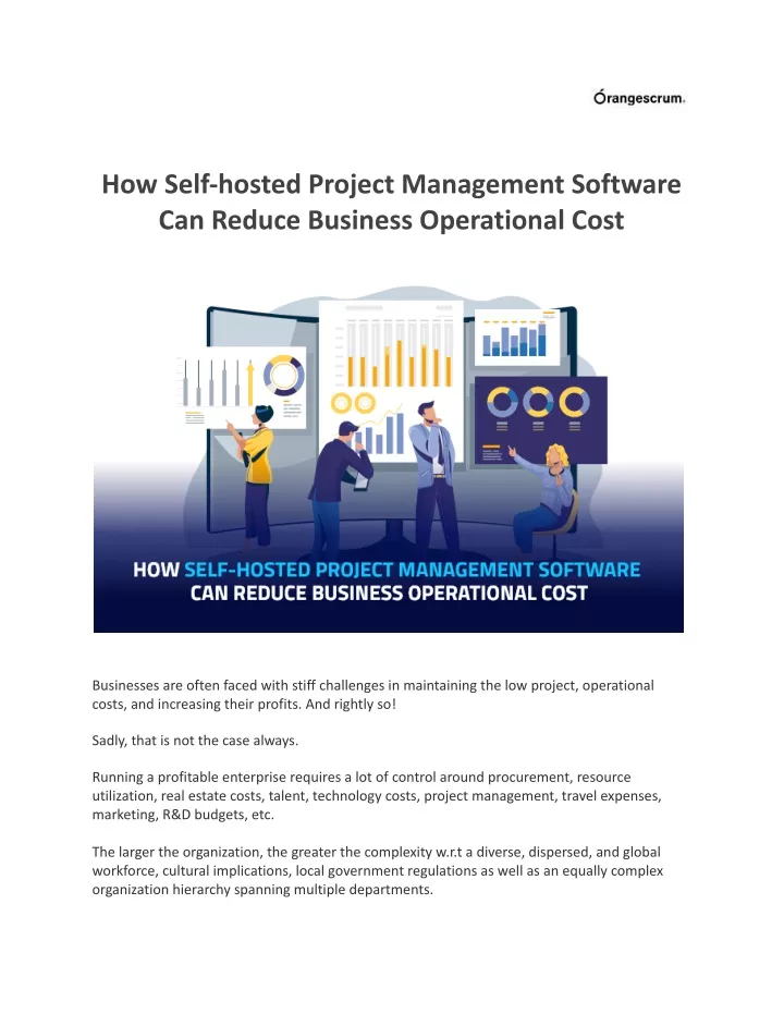 PPT - How Self-hosted Project Management Software Can Reduce Business Operational Cost ...