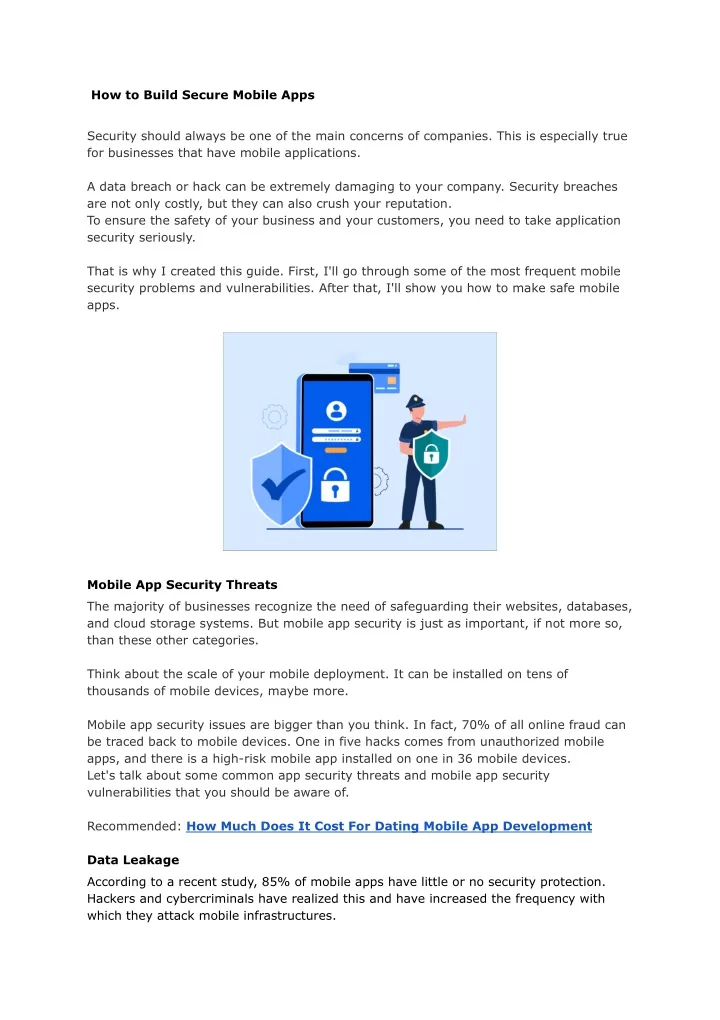 PPT - How to Build Secure Mobile Apps PowerPoint Presentation, free ...